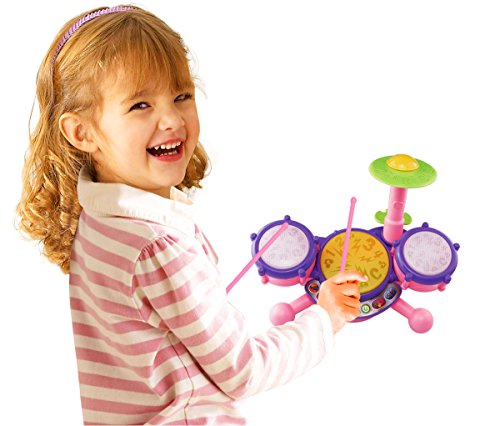 VTech KidiBeats Drum Set, Pink