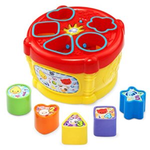 vtech sort and discover drum, yellow