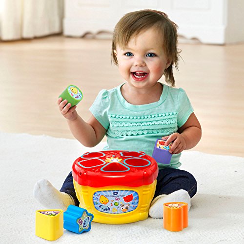 VTech Sort and Discover Drum, Yellow