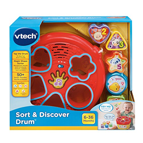 VTech Sort and Discover Drum, Yellow