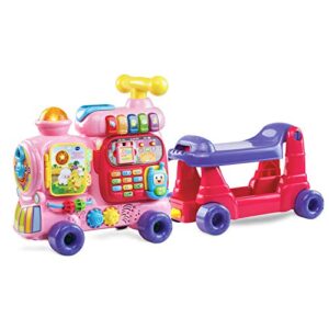 vtech sit-to-stand ultimate alphabet train (frustration free packaging), pink