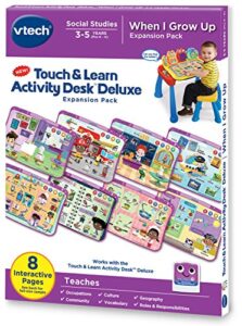 vtech touch and learn activity desk deluxe expansion pack – when i grow up