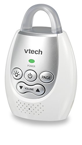 VTech DM221-2 Audio Baby Monitor with up to 1,000 ft of Range, Vibrating Sound-Alert, Talk Back Intercom, Night Light Loop & Two Parent Units, White