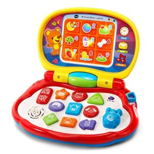 vtech brilliant baby laptop, red