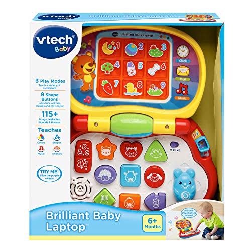 VTech Brilliant Baby Laptop, Red