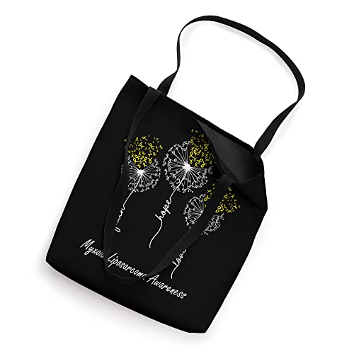 Faith Hope Love Myxoid Liposarcoma Awareness Tote Bag