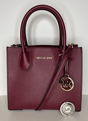 Michael Kors MICHAEL Michael Kors Mercer MD Messenger bundled SM TZ Coinpouch Purse Hook (Mulberry)