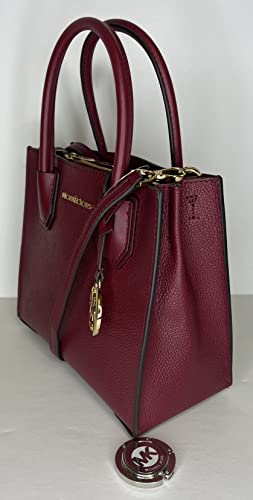 Michael Kors MICHAEL Michael Kors Mercer MD Messenger bundled SM TZ Coinpouch Purse Hook (Mulberry)