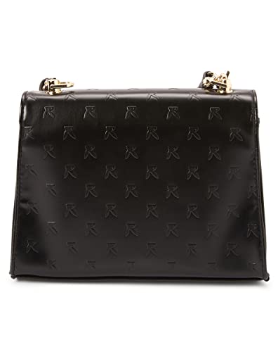 Black Embossed Playboy Bunny Shoulder Bag | Officially licensed | Exclusively at Spencer's | Adjustable straps | Snap closure | Spot clean | Imported