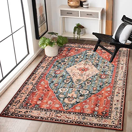 Area Rug 5x7 Living Room Rugs Boho Rugs for Living Room 5x7 Area Rugs for Bedroom Machine Washable Area Rugs