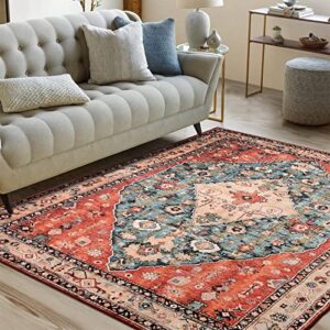 Area Rug 5x7 Living Room Rugs Boho Rugs for Living Room 5x7 Area Rugs for Bedroom Machine Washable Area Rugs