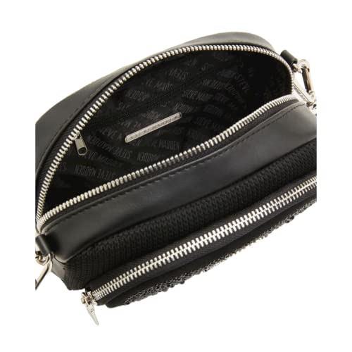 Steve Madden Storm Stud Camera Crossbody Black/Black One Size