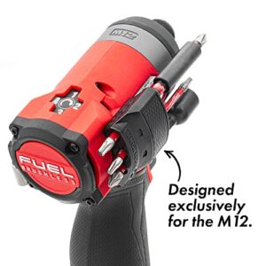 𝗠𝟭𝟮 𝗕𝗶𝘁 𝗛𝗼𝗹𝗱𝗲𝗿 𝗳𝗼𝗿 𝗠𝗶𝗹𝘄𝗮𝘂𝗸𝗲𝗲 𝗚𝗲𝗻𝟯 | Milwaukee Bit Holder for M12 Surge Impact Driver and Drill | Magnetic Bit Holder for M12 | Milwaukee Tool Accessories