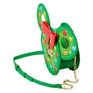 Loungefly Disney Chip n Dale Wreath Crossbody Bag