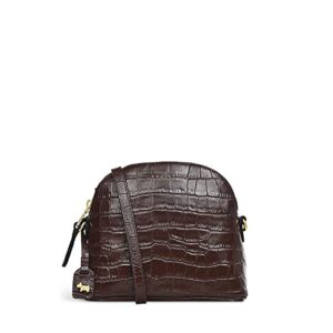 radley london chelsea – faux croc – mini ziptop crossbody