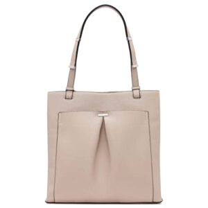 calvin klein nickel north/south tote, mushroom