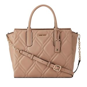 nine west april satchel, dark khaki