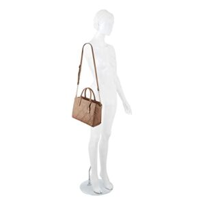 NINE WEST April Satchel, Dark Khaki