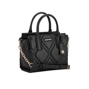 NINE WEST April Mini Satchel Crossbody, Black