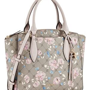 NINE WEST Paisley Jet Set Satchel, Floral Logo