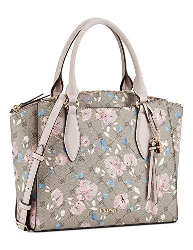 NINE WEST Paisley Jet Set Satchel, Floral Logo