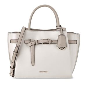 nine west nancy jet set satchel, milk multi