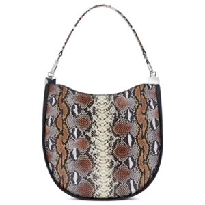 calvin klein celestine hobo shoulder bag, multi snake