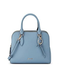 nine west cyra a list satchel, pale denim