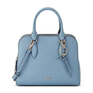 NINE WEST Cyra A List Satchel, Pale Denim