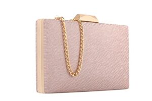 rucavono evening,gold evening bag for wedding party bridal prom shoulder gold clutch handbag