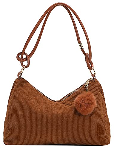 Crossbody Bag Women Corduroy Satchel Bag Small Tote Bag Shoulder Bag Cute Tote Handbag Mini Crossbody Bag Hobo Bag