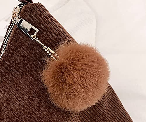 Crossbody Bag Women Corduroy Satchel Bag Small Tote Bag Shoulder Bag Cute Tote Handbag Mini Crossbody Bag Hobo Bag