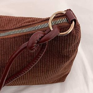 Crossbody Bag Women Corduroy Satchel Bag Small Tote Bag Shoulder Bag Cute Tote Handbag Mini Crossbody Bag Hobo Bag