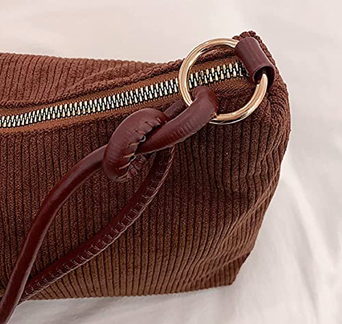 Crossbody Bag Women Corduroy Satchel Bag Small Tote Bag Shoulder Bag Cute Tote Handbag Mini Crossbody Bag Hobo Bag