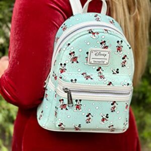 Loungefly Disney Mickey & Minnie Snowball Fight Mini Backpack