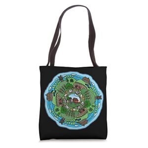 Farm & Country Themed Mandala Tote Bag