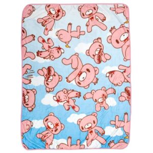 culture fly gloomy bear all over print throw blanket