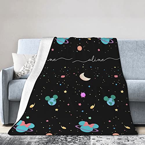 Cartoon Mouse Blanket Ultra Soft Warm Throw Blanket Suitable for Adults and Children to Use 50"X40" Fade Resistant Kawaii Cartoon Character Fuzzy Bedding for Traveling Camping Couch Sofa Gifts A- 20