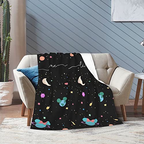 Cartoon Mouse Blanket Ultra Soft Warm Throw Blanket Suitable for Adults and Children to Use 50"X40" Fade Resistant Kawaii Cartoon Character Fuzzy Bedding for Traveling Camping Couch Sofa Gifts A- 20