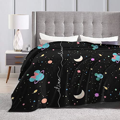 Cartoon Mouse Blanket Ultra Soft Warm Throw Blanket Suitable for Adults and Children to Use 50"X40" Fade Resistant Kawaii Cartoon Character Fuzzy Bedding for Traveling Camping Couch Sofa Gifts A- 20