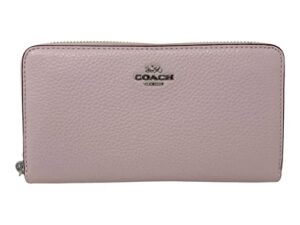 coach long zip around wallet style no. c4451 ice pink