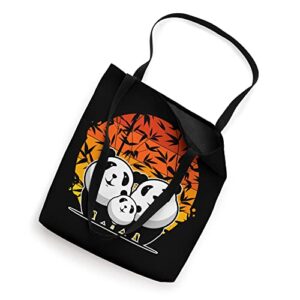 Retro Panda Bear Lover, Funny Animal Lover, Retro Vintage Tote Bag