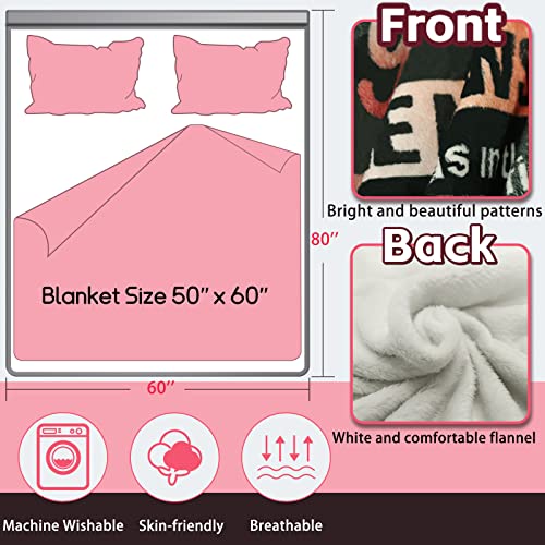 BdayPtion 80th Birthday Gift for Women, Turning 80 Birthday Decoration Gift, Eighty Birthday Present, 80 Year Old Bday 1943 Blanket 60" X 50", Bed Sofa Throw Blanket