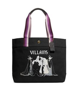 coach women’s tote with villains motif