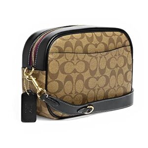 COACH Women's Jamie Camera Bag (Signature Canvas - Patches - Villains Motif - Khaki Multi)