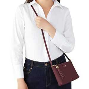 Kate Spade Amy Leather Crossbody Bag (Cherrywood)