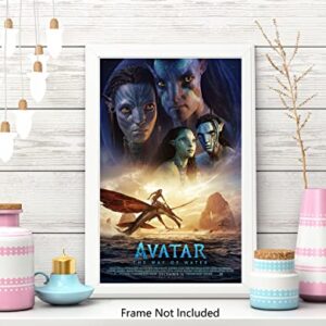 XIHOO Avatar 2: The Way of Water 2022 Movie Poster 24x36, Unframed