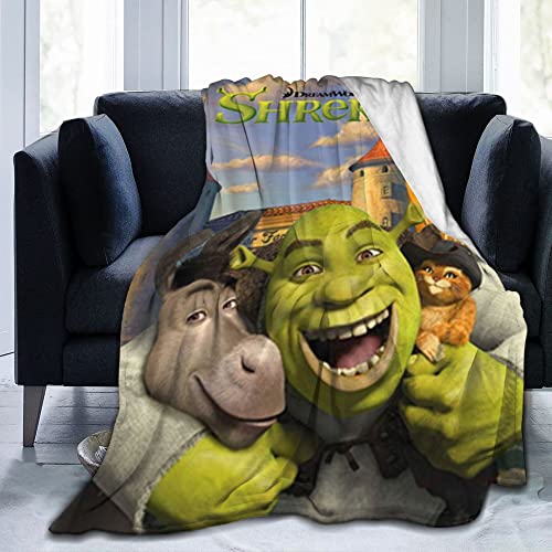 Super Soft Blan-shreket Warm Cozy Throw Blanket Lightweight Blankets