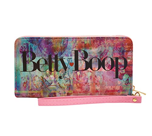 Betty Boop Wallet With Wristlet Collage - Mid-South Products