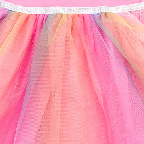 Bluey Bingo Little Girls Tulle Dress Pink 6-6X